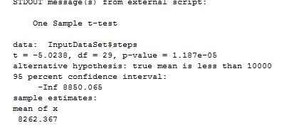 Associative Statistics – One sample T-Test with TSQL and R – Curious ...